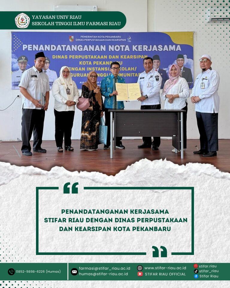 Kerjasama dengan Dinas Perpustakaan dan Kearsipan Kota Pekanbaru.