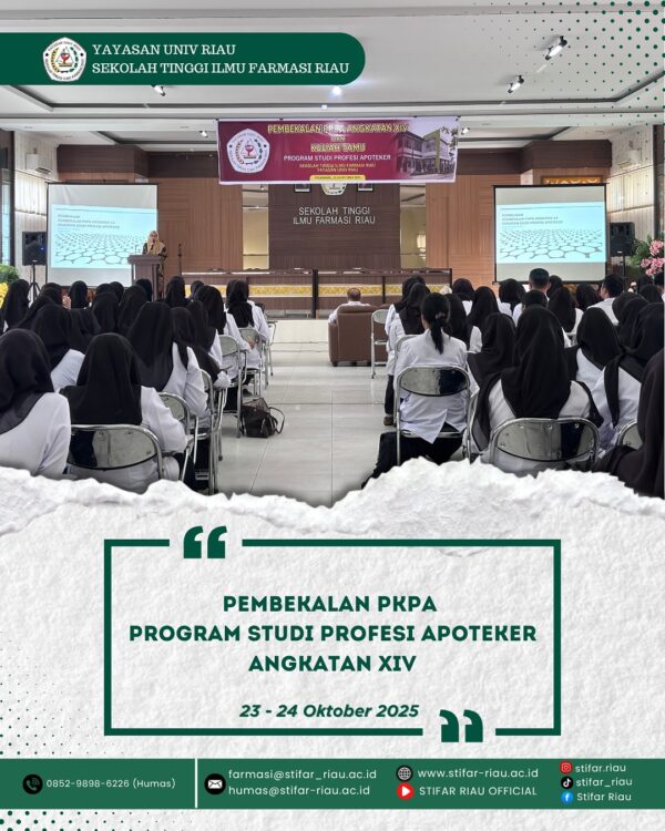PEMBEKALAN PKPA PROGRAM STUDI APOTEKER ANGKATAN XIV